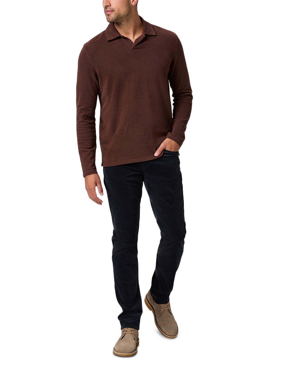 PAIGE Paige Federal Slim Straight Fit Corduroy Pants